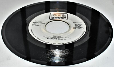 Gary Biscuit Davis Playing On The Moon b/w Susan 1974 Flying Dutchman ...