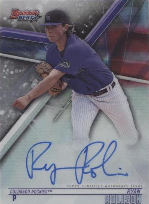 2018 Bowman's Best - Best of 2018 Autographs Ryan Rolison #B18-RR ...