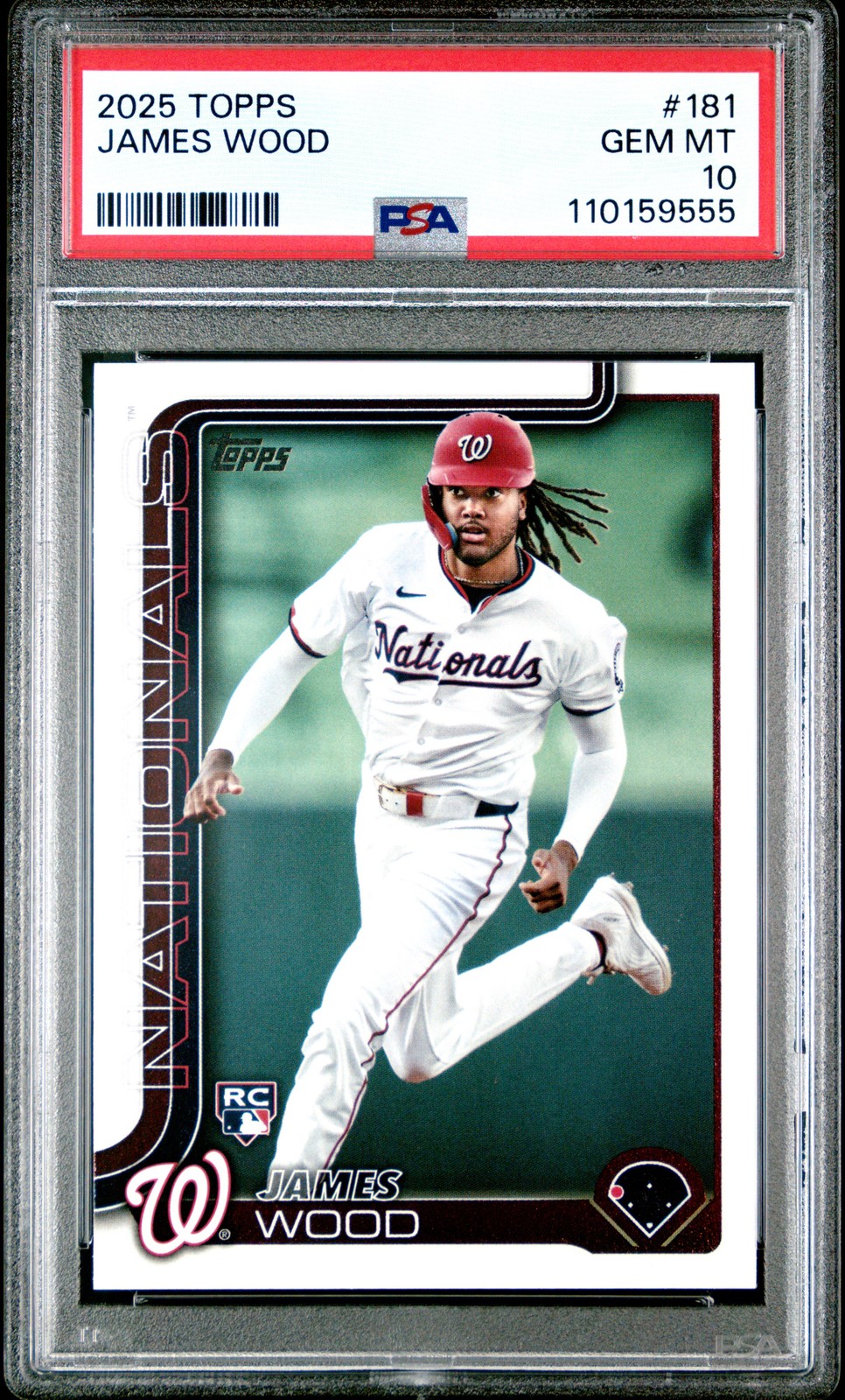 James Wood 2025 Topps #181 Base Price Guide - Sports Card Investor