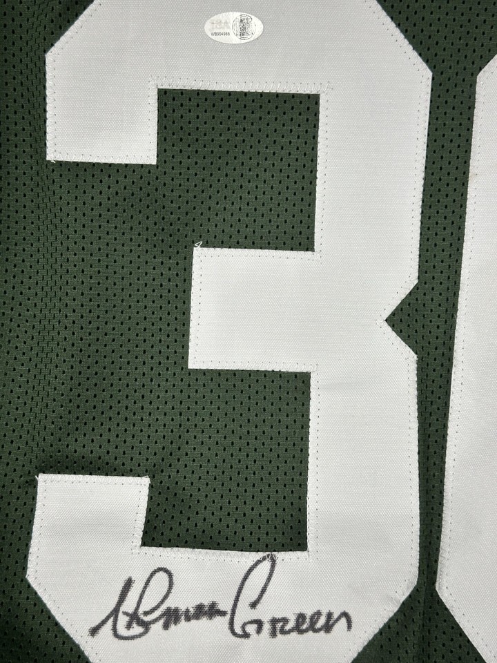 Ahman Green Signed Green Bay Packers Jersey AUTO JSA Sticker Sz XL | eBay