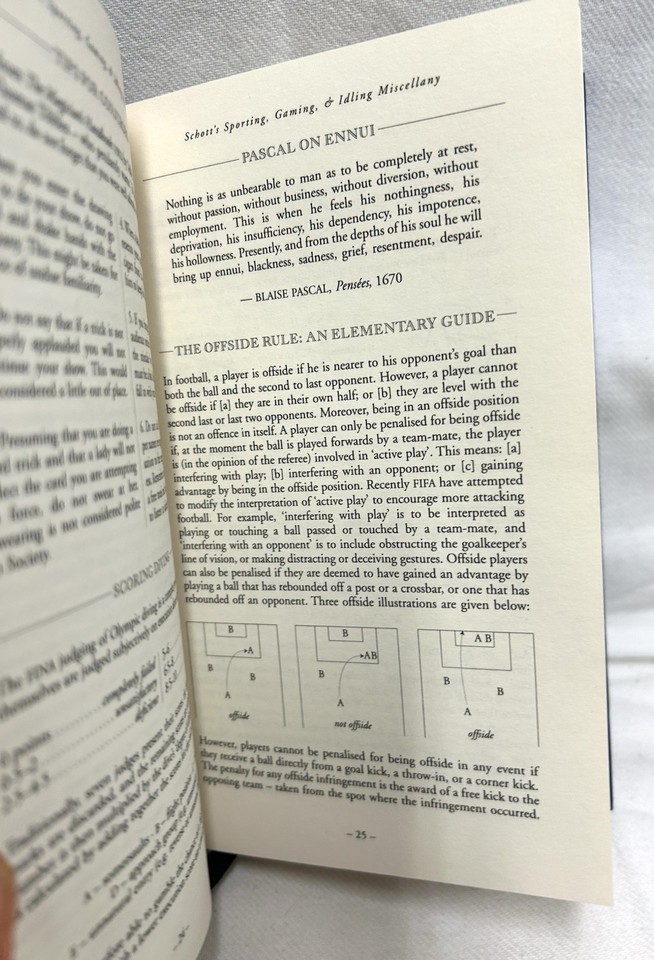 Schott Miscellanies Ben Schott 3 Volume Box Set Bloomsbury Food Drink Sports | eBay