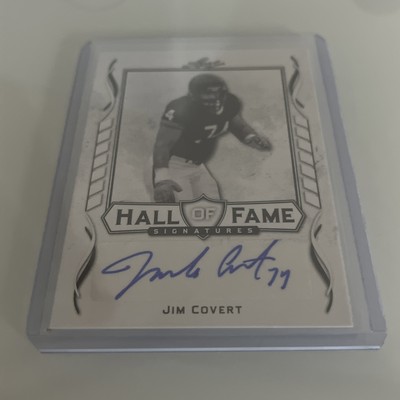 2021 Leaf Hall Of Fame Signatures Jim Covert Auto # JC1 | eBay
