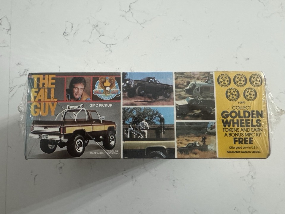 mpc THE FALL GUY GMC Pickup 1/25 Model 1-0673 Vintage 1982. Factory ...