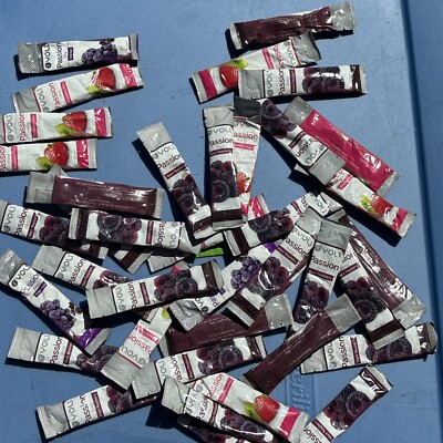 YOLI Passion Energy Drink Mix 30 Packets Mixed! Black Rasperry Grape ...