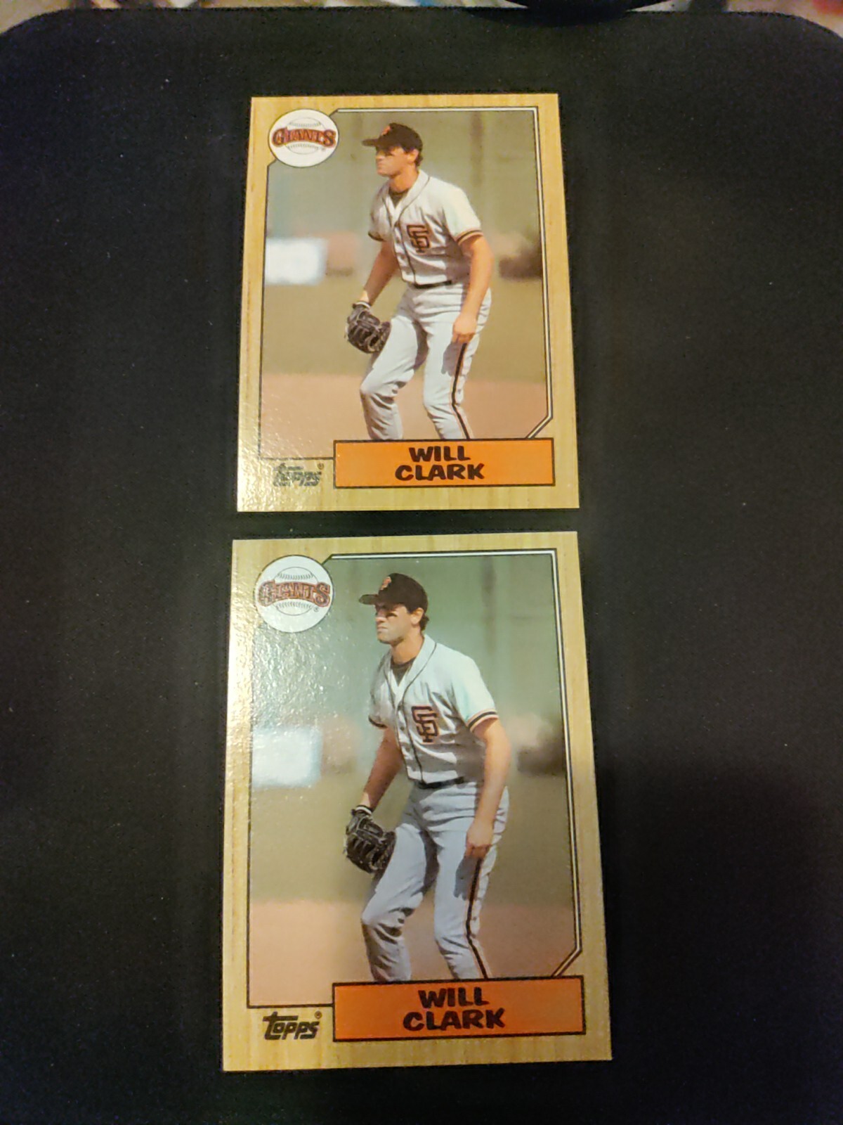 1987 Topps Will Clark Rookie 2 Card Lot #420 (B) | eBay
