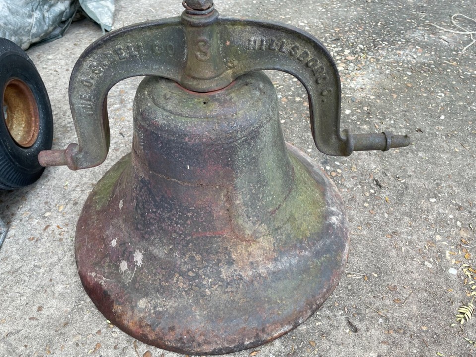 Antique Cast Iron C.S.BELL CO. HILLSBORO #3 Dinner Farmhouse School ...