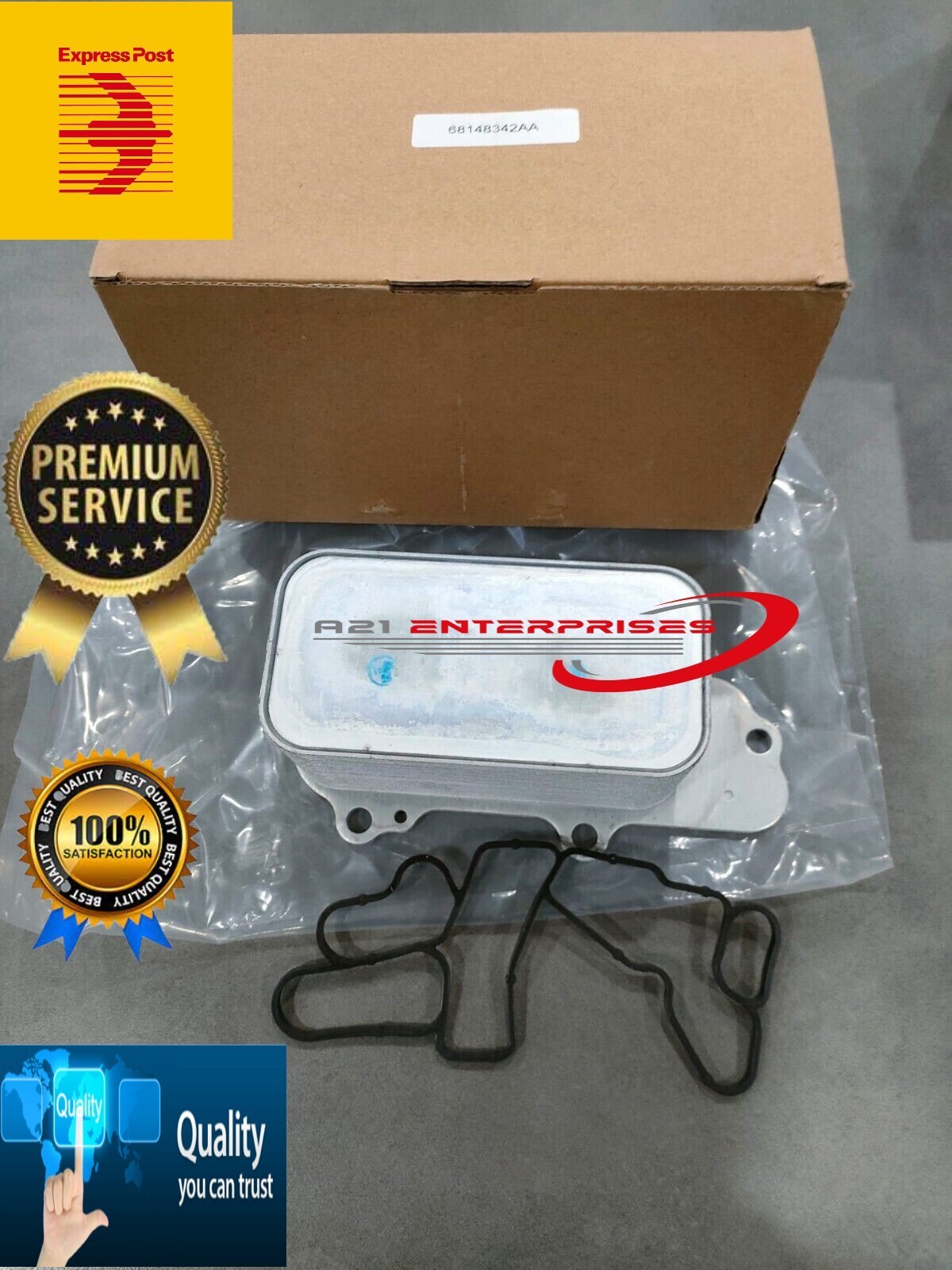 Jeep Grand Cherokee WK CRD 3.0L 2011-2020 Oil Cooler 68269916AB ...