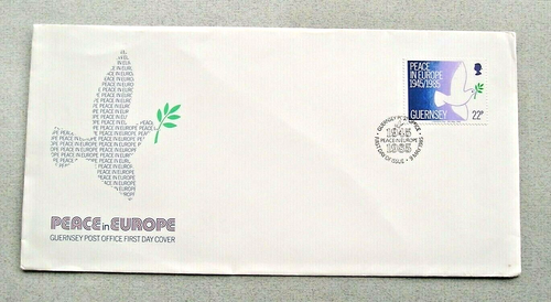 1985 FDC SG337 Guernsey Peace in Europe | eBay UK