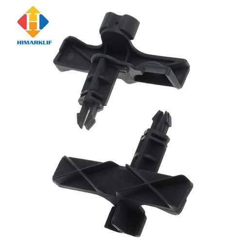 Black Driver & Passenger Side Bottom Hood Lock Latches Set Fit for ...