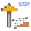1 PC 1/2 SH Picture Frame Stepped Rabbet Molding Router Bit sct-888 | eBay