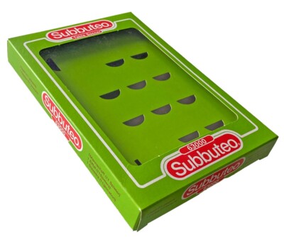 NEW REPRODUCTION SUBBUTEO TABLE FOOTBALL TEAM BOXES. MID 80's DESIGN ...