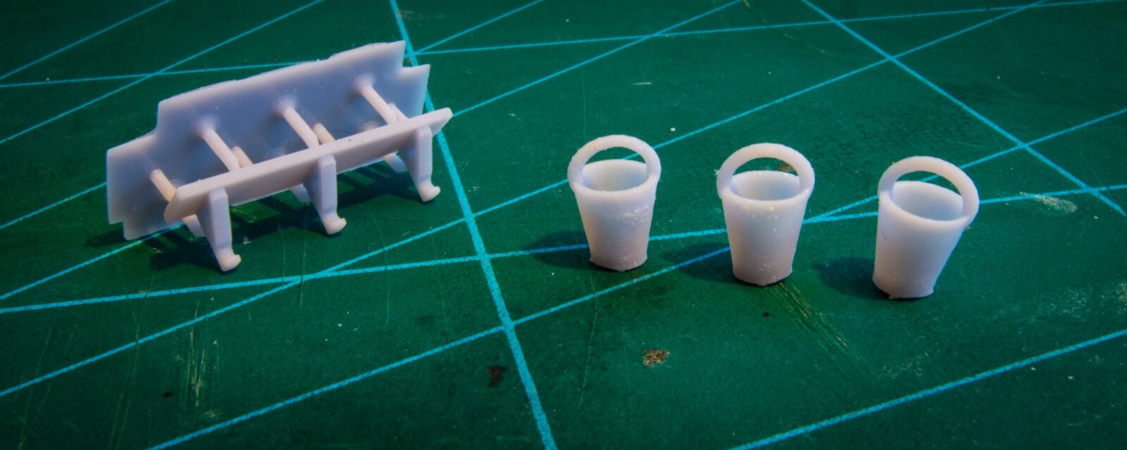 OO Gauge Station Fire Buckets Suited to Steam ERA and Heritage station ...