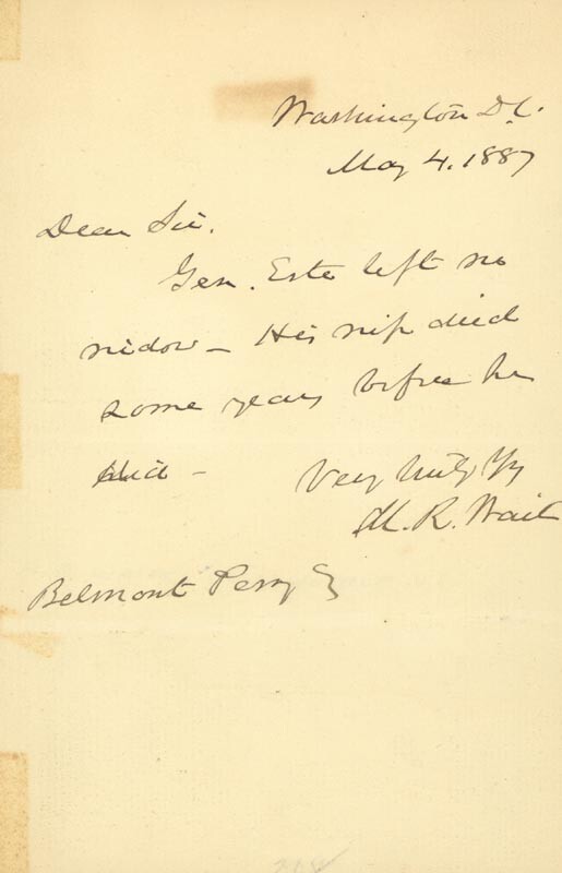 MORRISON R. WAITE - AUTOGRAPH LETTER SIGNED 05/04/1887 | eBay