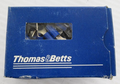 Thomas & Betts 14RB-10FL Vinyl Insulate Locking Spade Terminal 18-14AWG ...
