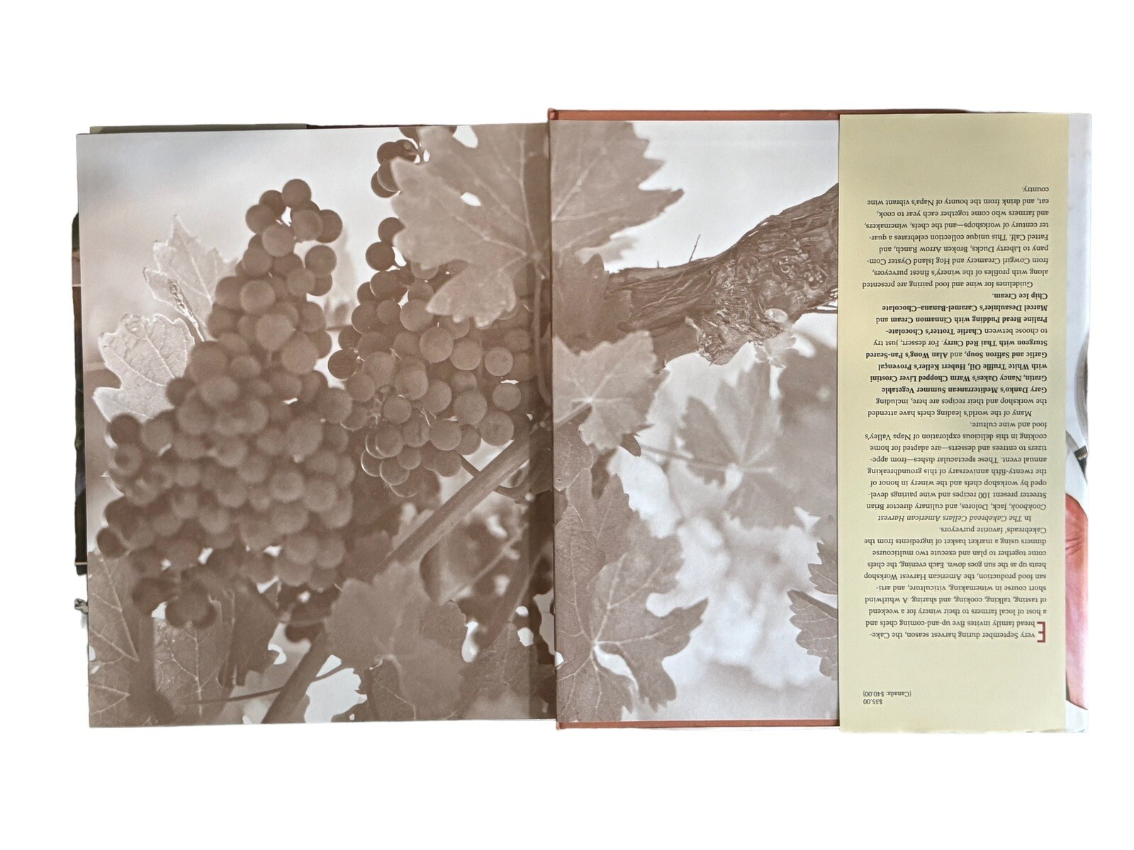 Cakebread Cellars American Harvest Cookbook 1st Edition Wine Food Napa ...