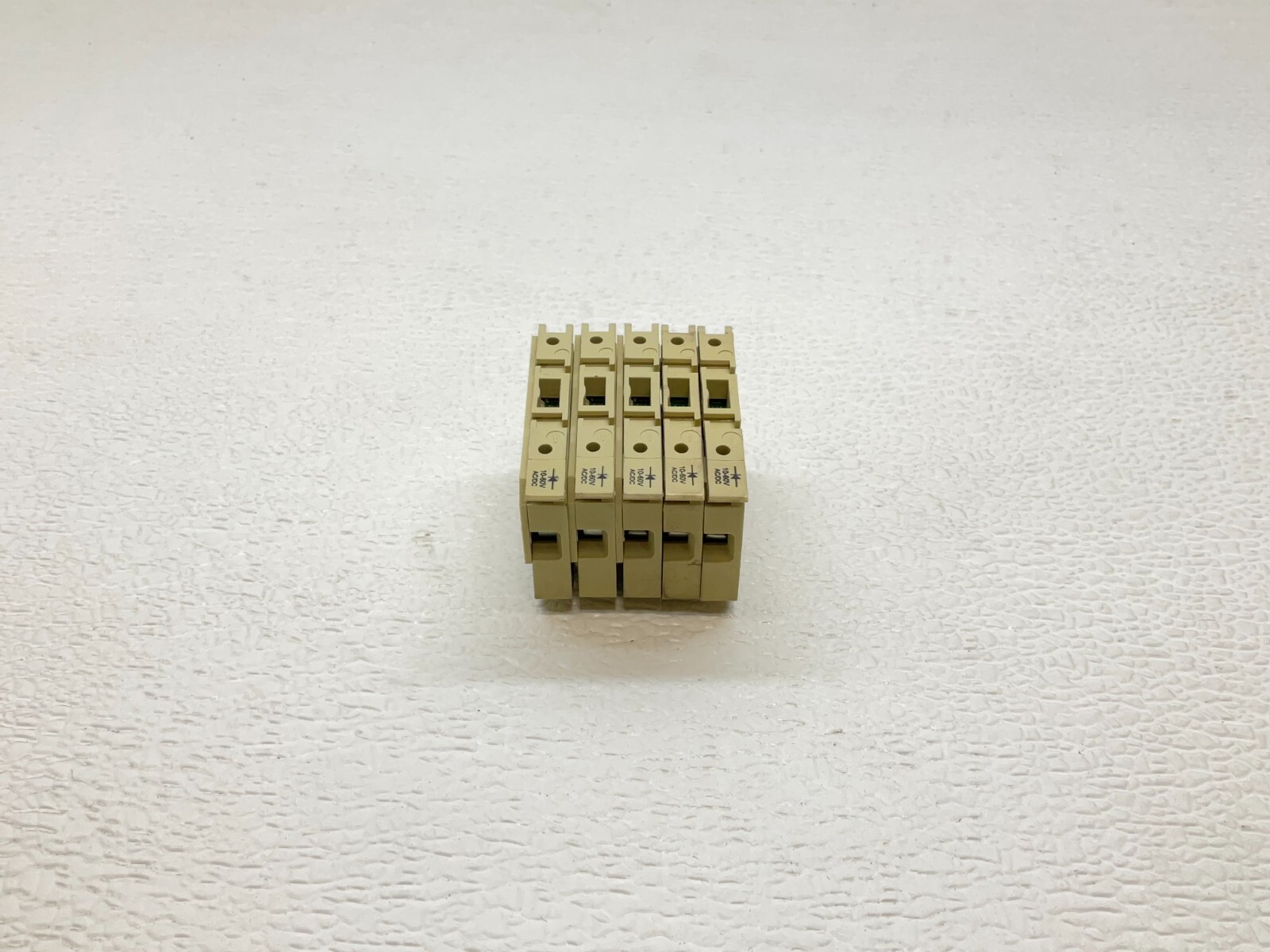 Weidmuller ASK 1 Tan Rail Mount Fuse Holder Terminal ASK1 Lot of 5 (TSC ...