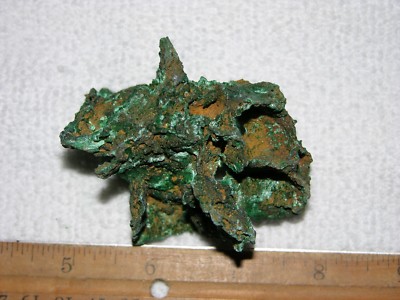 Malachite filament fibrous crystal specimen Congo 95.1 grams 3 inch F73 ...