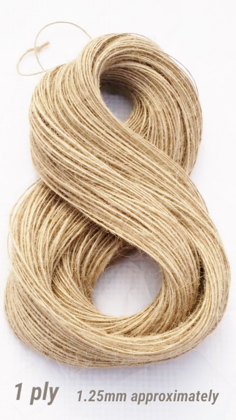 1m-1000m 1/2/3 ply Natural Brown Soft Jute Twine Sisal String Rustic ...