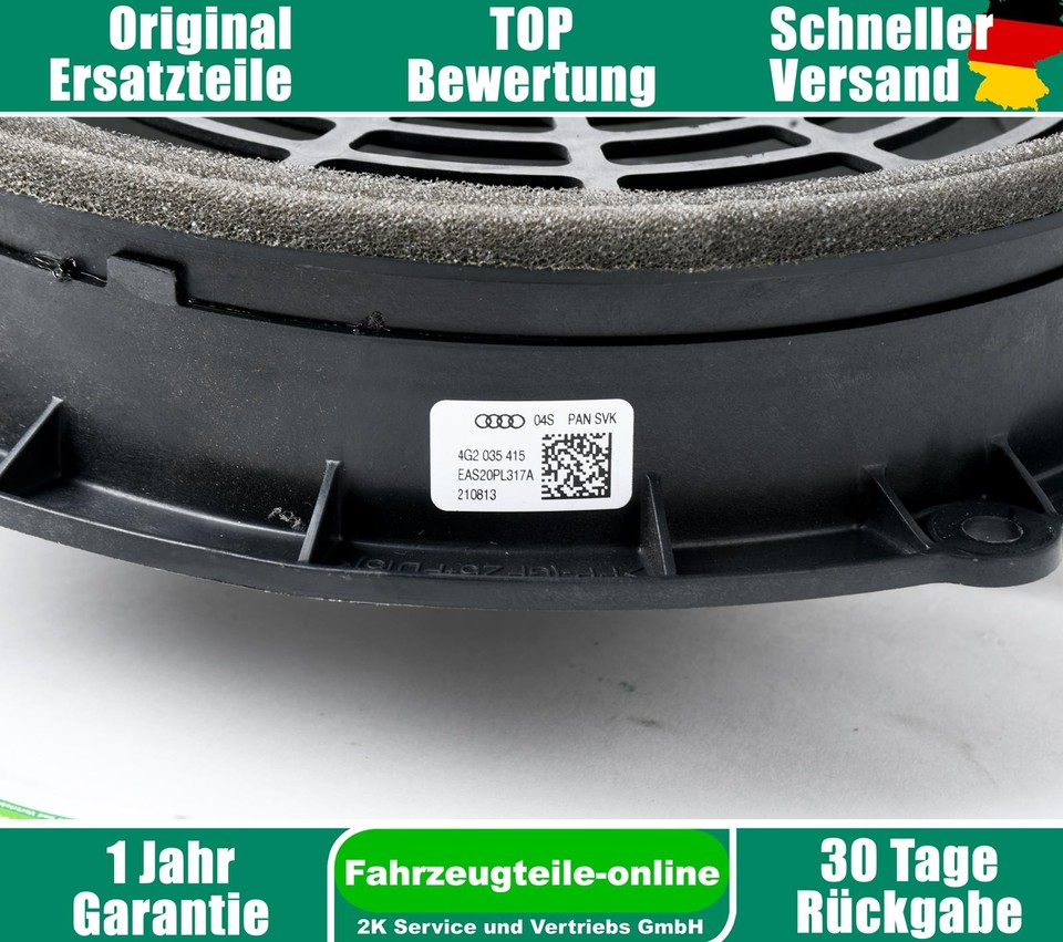 Altoparlante Sinistro O Destro Anteriore Audi A6 C7 4G 4G2035415 | eBay