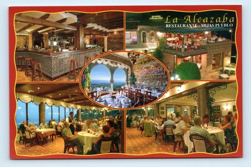 La Alcazaba Restaurant multiview Mijas Pueblo MALAGA Spain Postcard | eBay