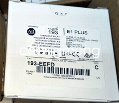NEW AB 193-EEFD 193EEFD Thermal overload relay UPS Shippin | eBay