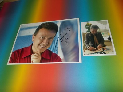 Pupo Su di Noi Italy Singer signed autograph Autogramm 8x11 inch foto ...