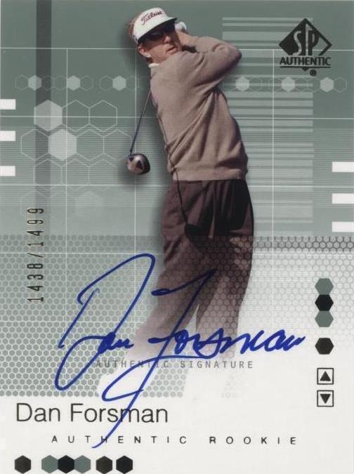 2002 SP Authentic - Authentic Rookie Signature Dan Forsman #102 /1499 ...
