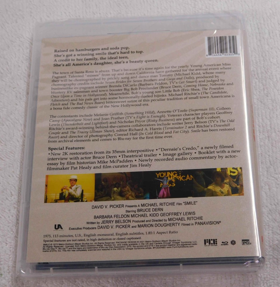 Smile 1975 Blu-Ray NEW SEALED Michael Ritchie Bruce Dern Barbara Feldon 814456023250| eBay
