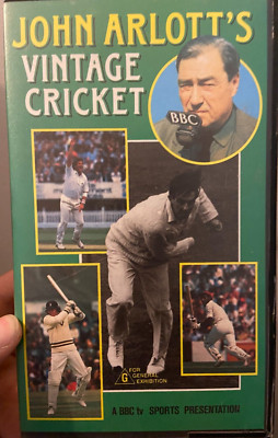 John Arlott's Vintage Cricket VHS VIDEO TAPE (1988 sport / cricket ...