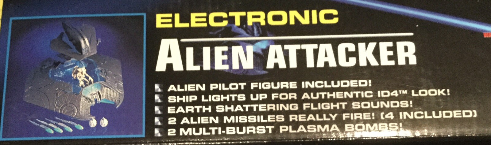 Independence Day ID4 ELECTRONIC ALIEN ATTACKER Try Me Sounds Item ...