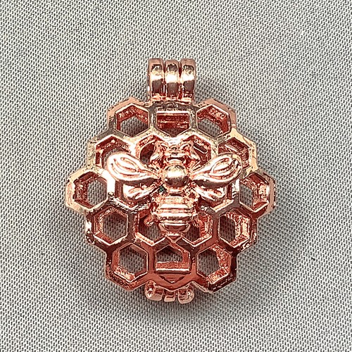 Copper Plated Alloy 26x22mm Honeycomb Bee Aromatherapy Oil Diffuser Pendants Q4 | eBay