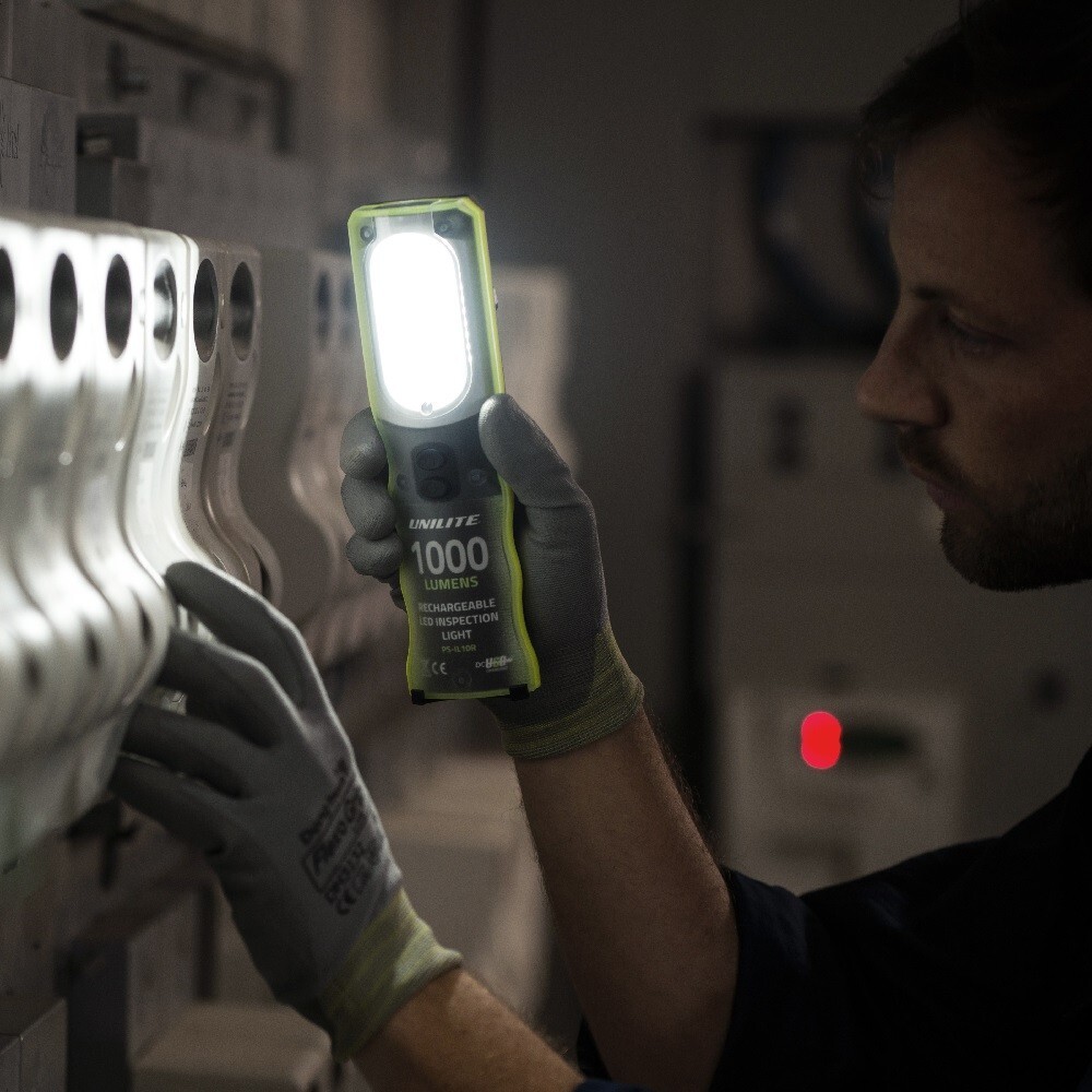 Unilite PS-IL10R ProSafe USB Rechargeable Inspection Light Torch for ...