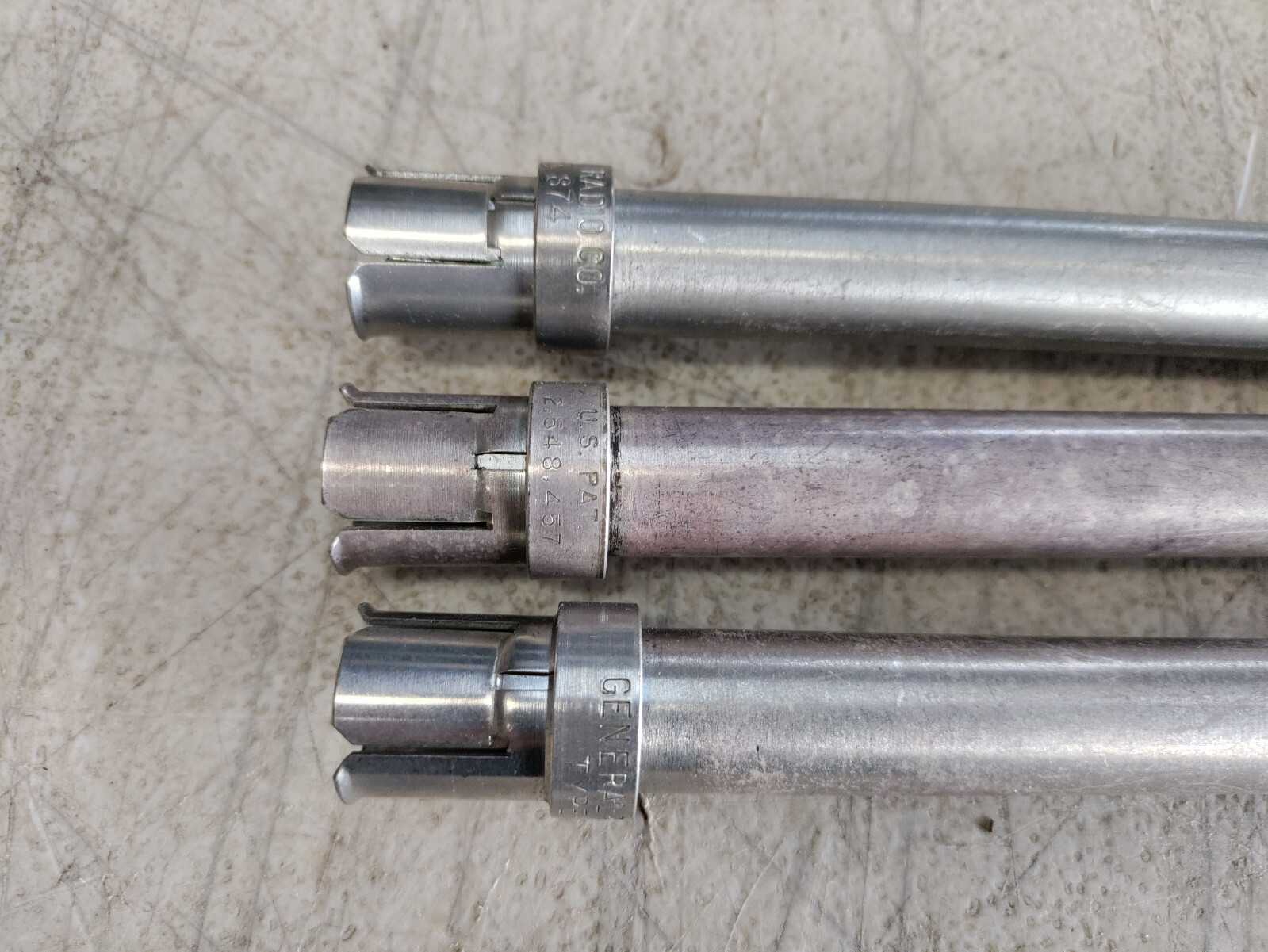 3 General Radio 20cm Adjustable Stub Tuning Line RF LAB (2) 874-020 (1 ...