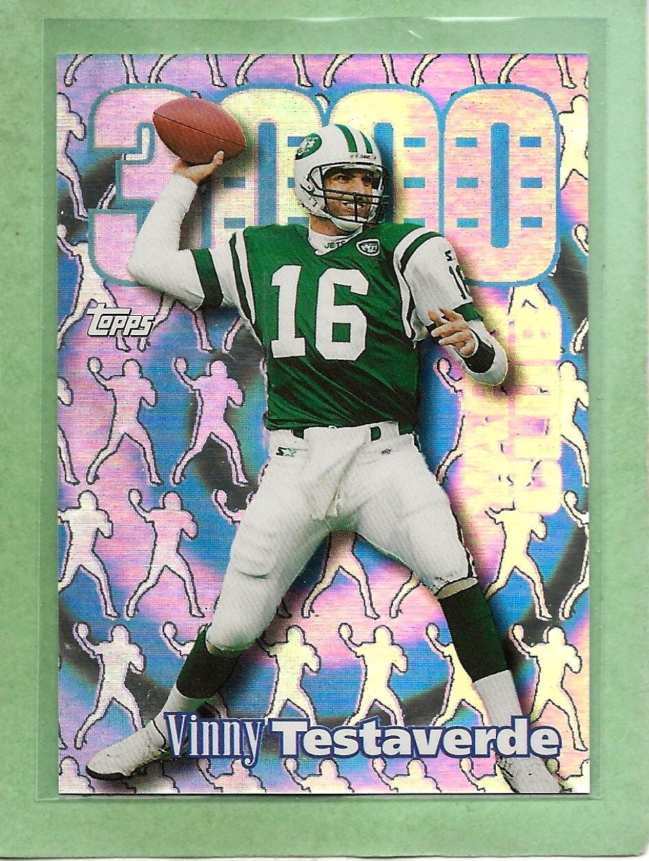 VINNY TESTAVERDE - 1999 Topps "3000 Yard Club" - #AM13 - Jets -MINT | eBay