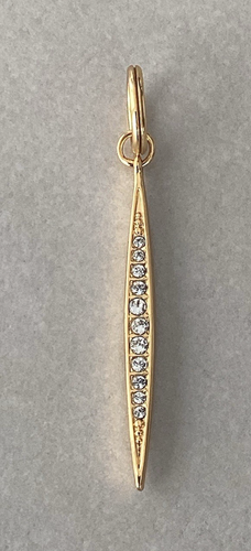 Brighton CONTEMPO ICE AMULET Charm Gold Crystal | eBay