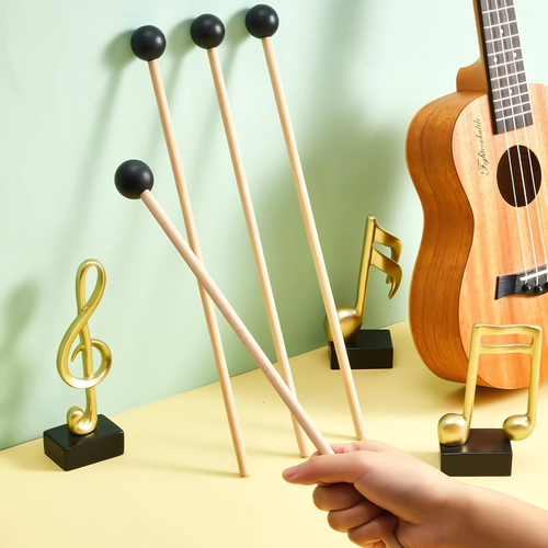 6 Pcs Rubber Mallet Percussion Xylophone Bell Mallets Glockenspiel ...