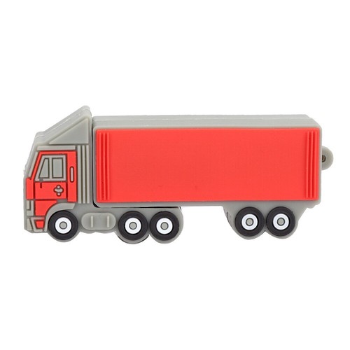 U Disk Laptop Computer Accessory Memory Storage PVC Truck Shaped For ...