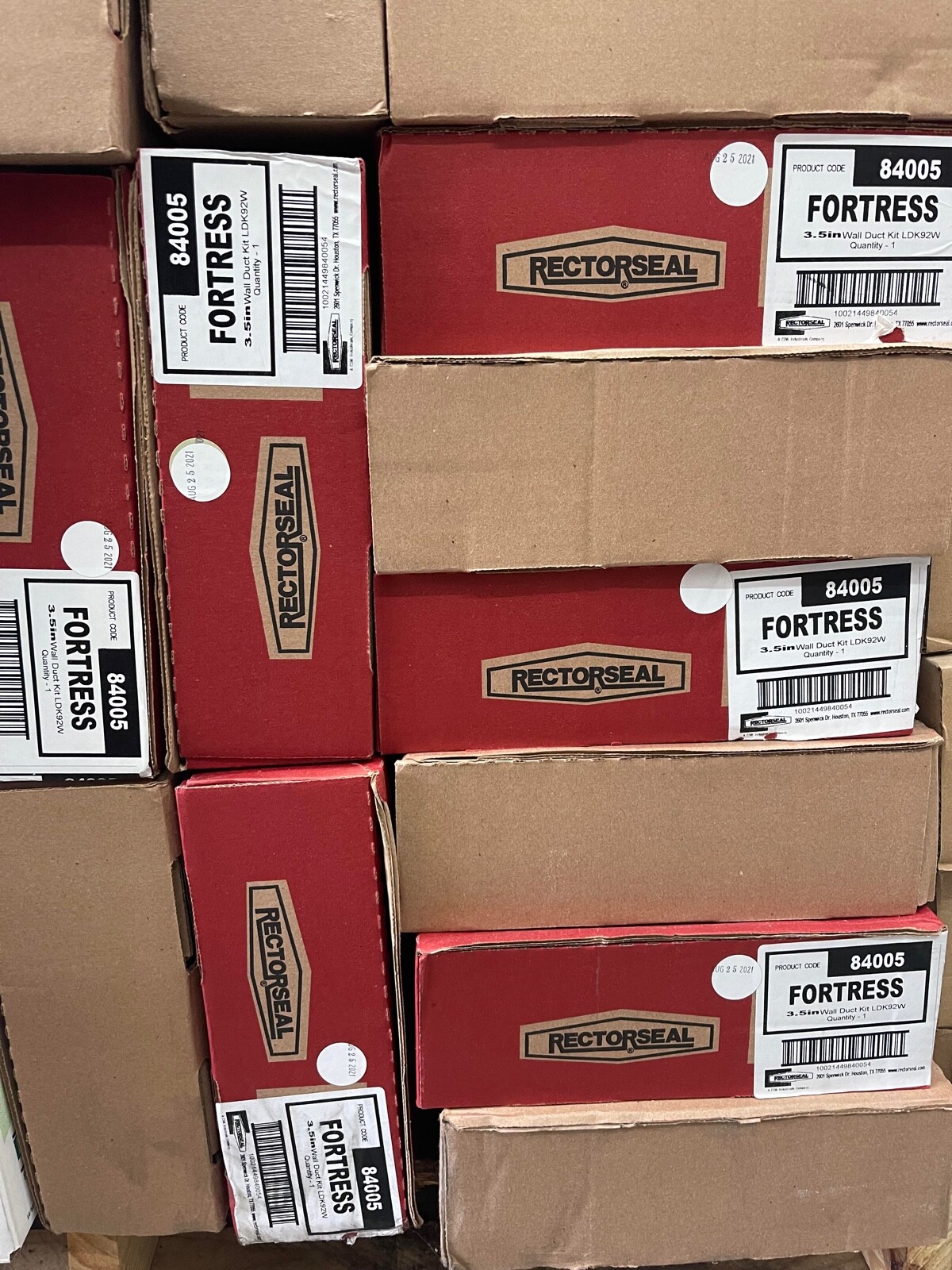 Lineset Covers 3.5" 12'Wall Duct Kit, White 92.Fortress RECTORSEAL | eBay