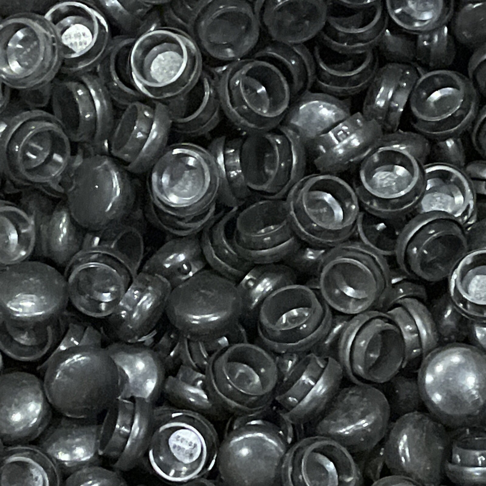 1” Inch Round Plastic Plug Insert Black End Cap Finishing Pack Of 10,7/ ...