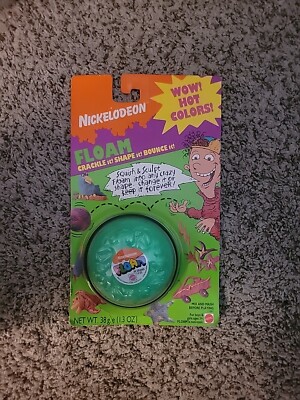 Vintage 1994 Mattel Nickelodeon FLOAM Sealed Original Package Green NOS ...