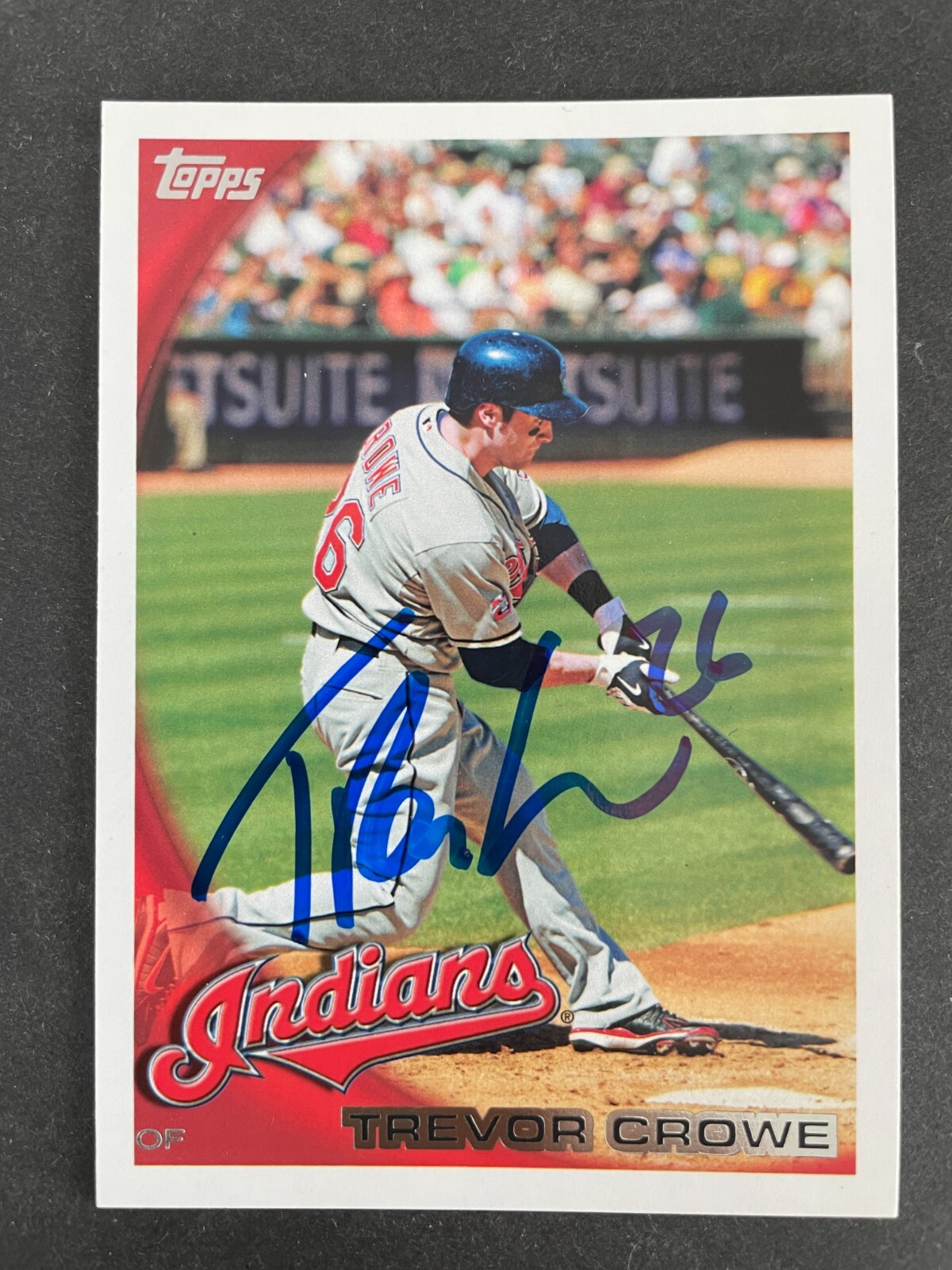 2010 Topps SIGNED: Trevor Crowe, INDIANS #646 | eBay