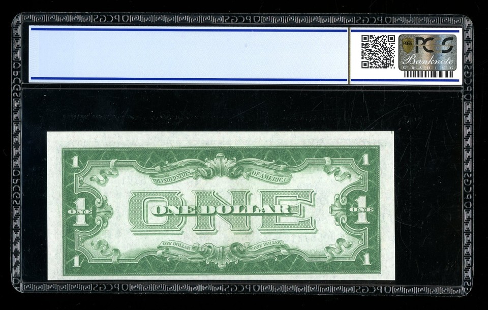 DBR 1928-B $1 Silver Funnyback Fr. 1602 GB Block PCGS-B 63 OPQ Serial ...