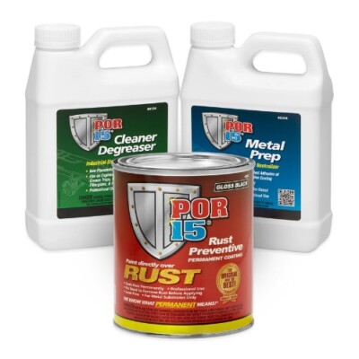 POR-15 49600 Clean-Prep-Coat Mini Assortment, Rust Prevention & Surface ...