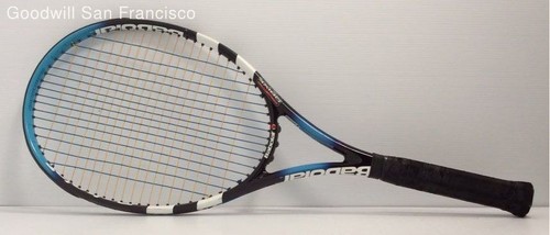 Babolat Pure Drive Team Blue Black 4 1/2" Grip Tennis Racket Racquet In ...