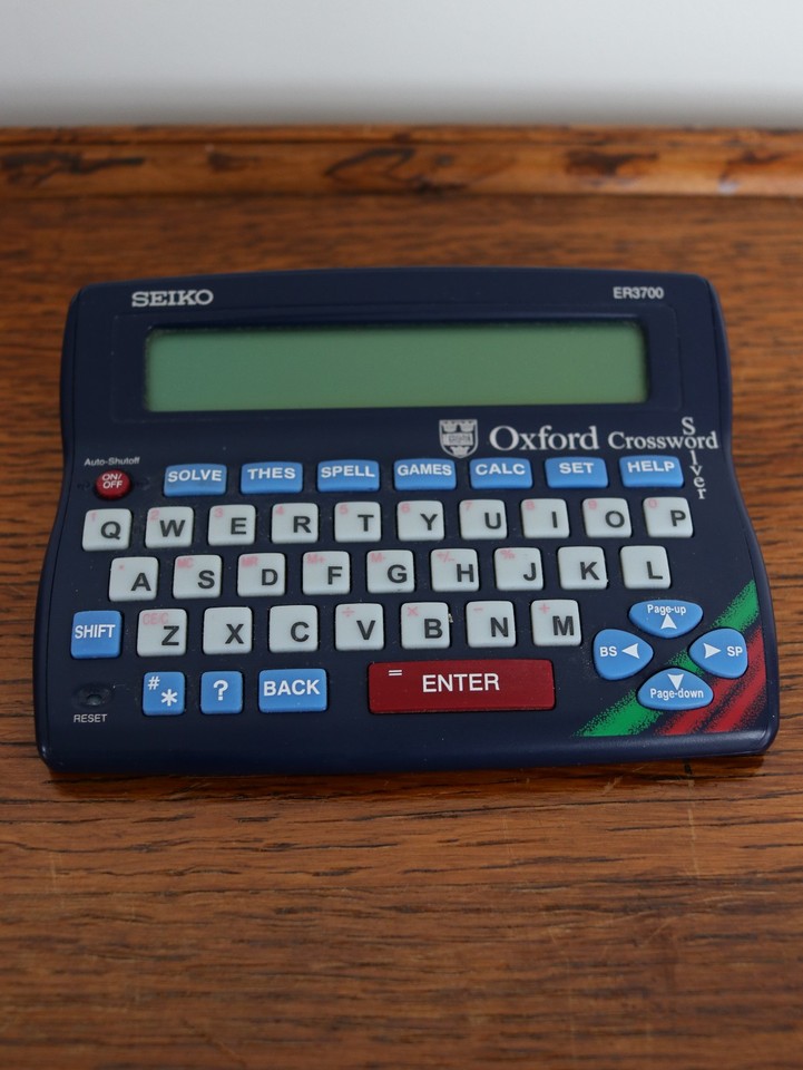 Seiko ER3700 Oxford Crossword Solver Thesaurus Spellchecker Calculator ...