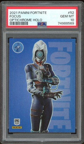 2021 Panini Fortnite Series 3 Focus Optichrome Holo PSA 10 GEM MINT ...