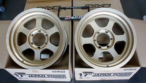 Rays TE37XT *Gold* Wheel Rim 17" 17x8.5 -10 6x139 for Tundra Sequoia ...