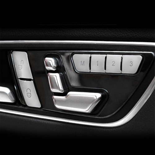 12pcs Door Lock Seat Button Cover Trim For Mercedes Benz A B E Class ...