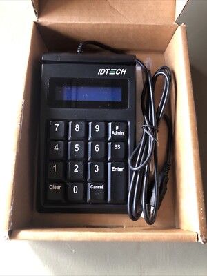 ID TECH SREDKEY Key Pad With Magstripe Reader 295A Encrypted IDSK ...