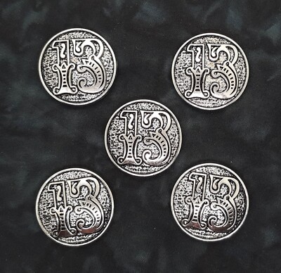 13 Number Thirteen 13 Biker Concho Conchos 1 3/16" Five Count | eBay